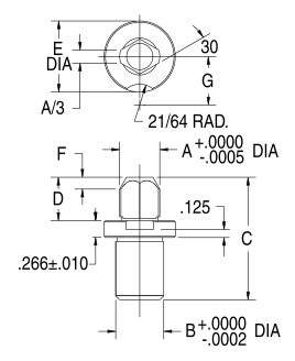 Diamond Shaped Locating Pins